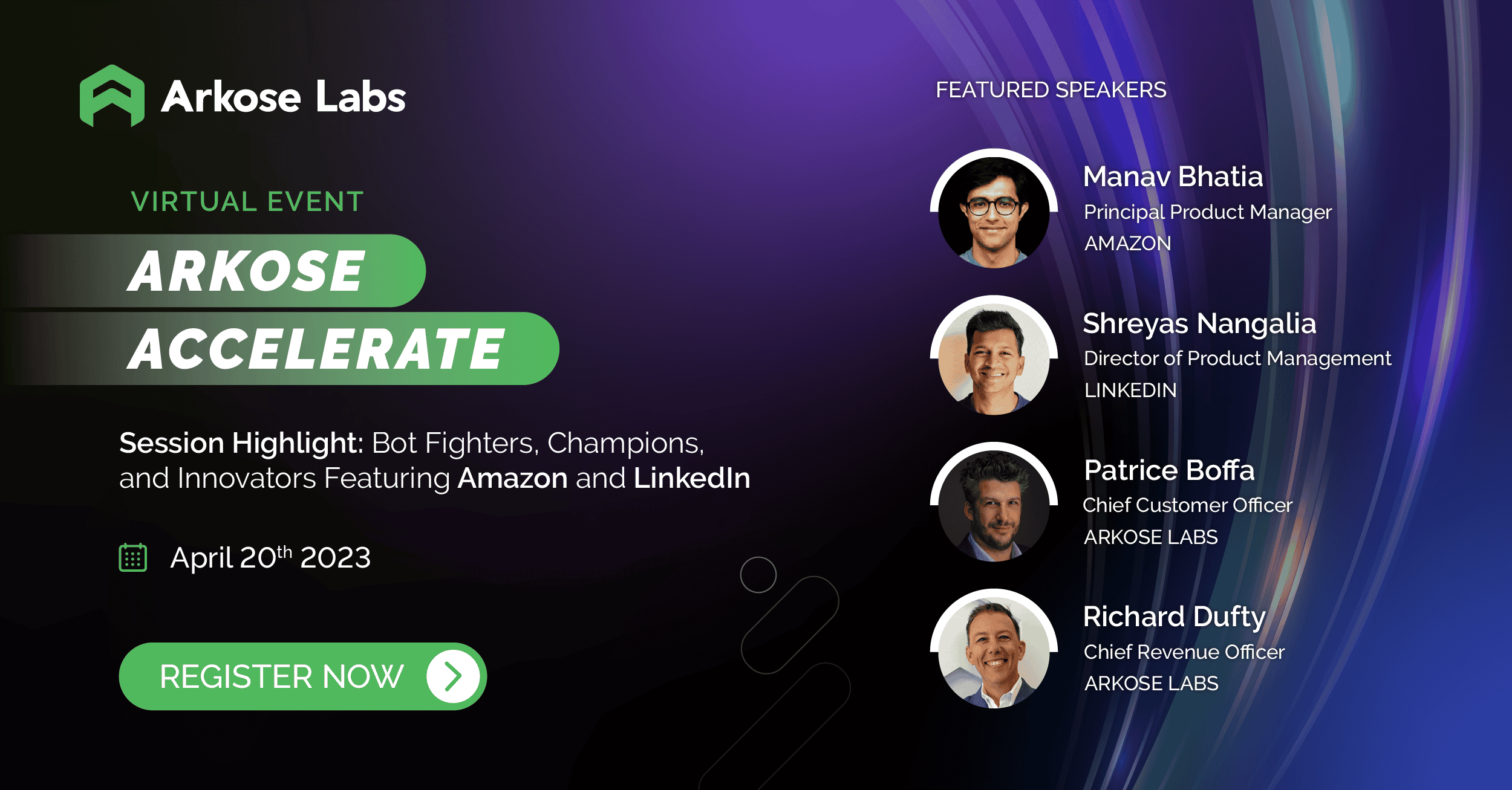 Arkose Accelerate - event by Arkose Labs Arkose Accelerate - event by Arkose Labs