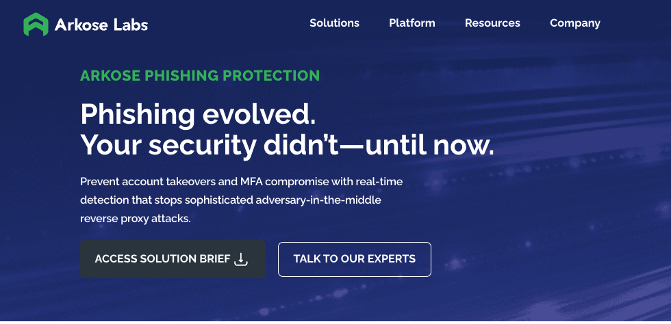 Arkose Phishing Protection: Stop MFA Compromise | Arkose Labs